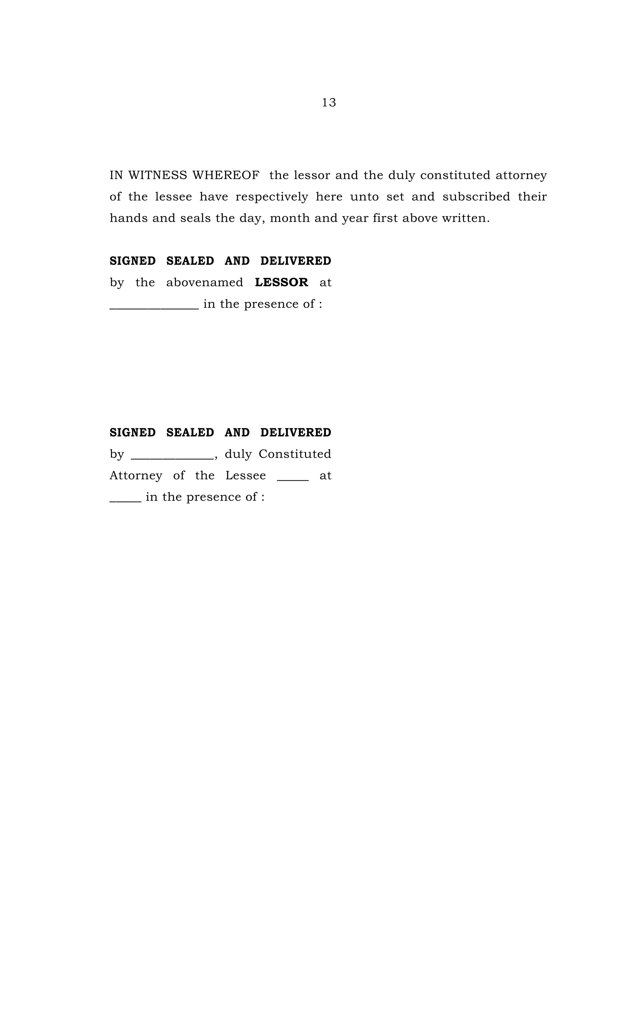 Corporate lease deed | PDF