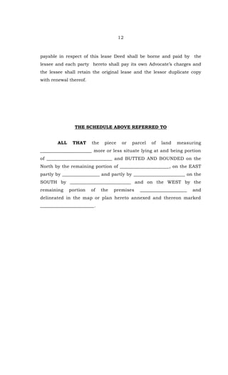 Corporate lease deed | PDF