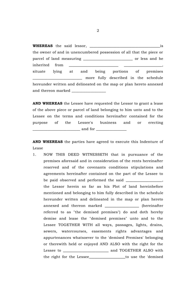 Corporate lease deed | PDF