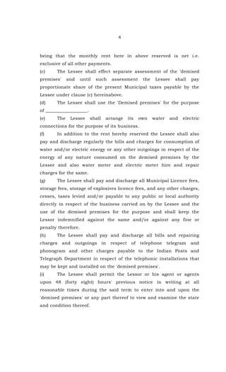 Corporate lease deed | PDF