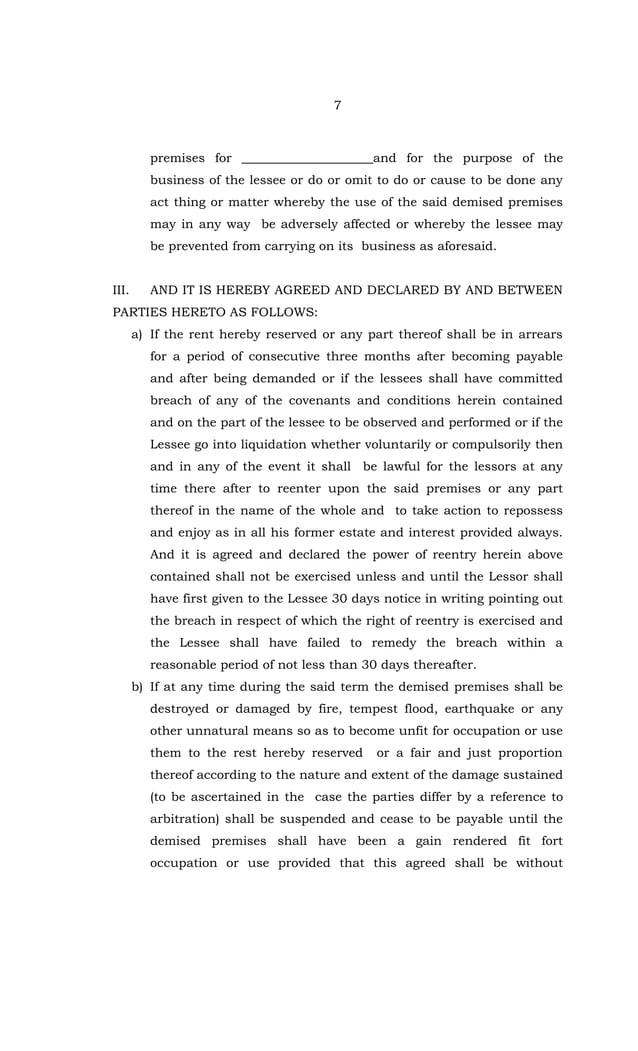 Corporate lease deed | PDF