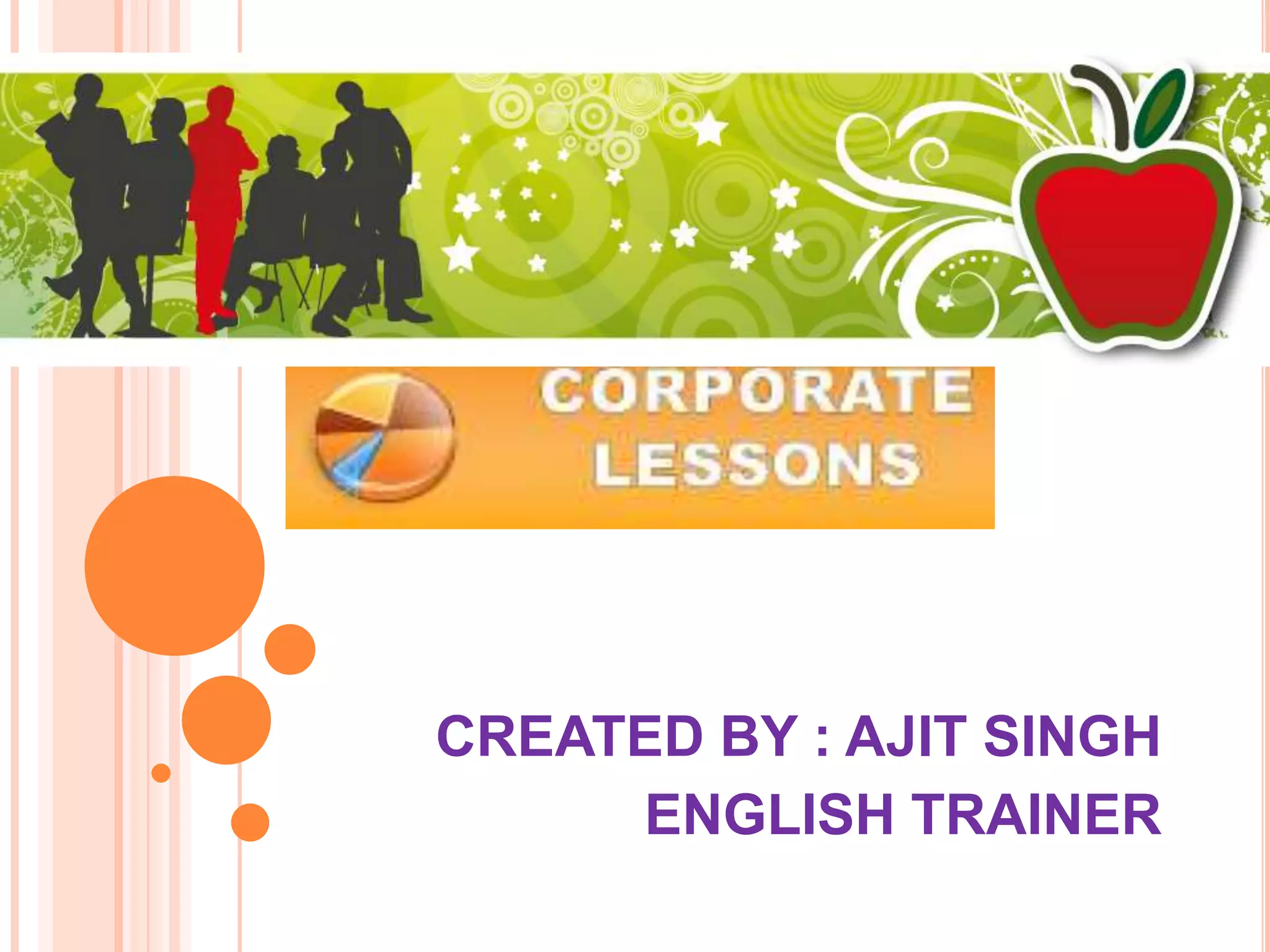 Corporate lesson | PPT