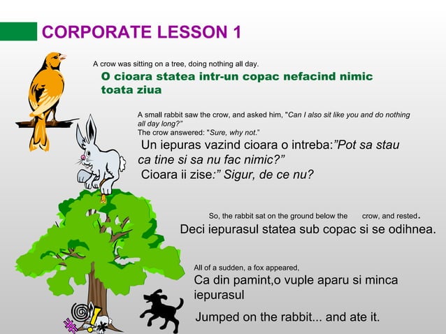 Corporate lessons | PPT