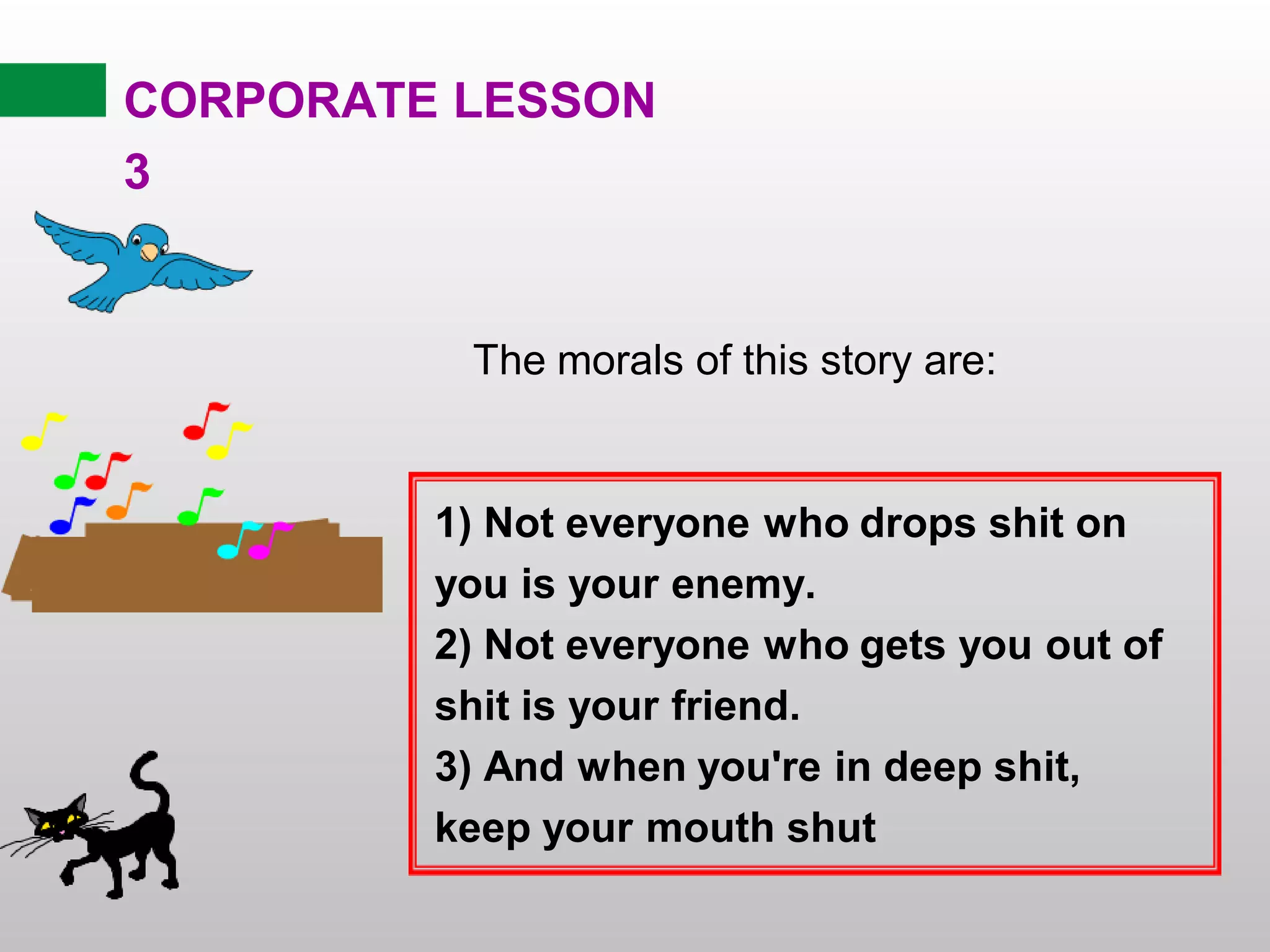 Corporate lessons | PDF