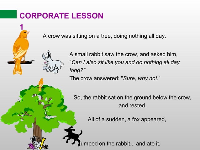 Corporate lessons | PPT