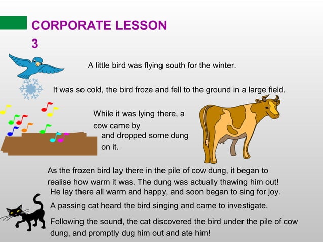 Corporate lessons | PPT