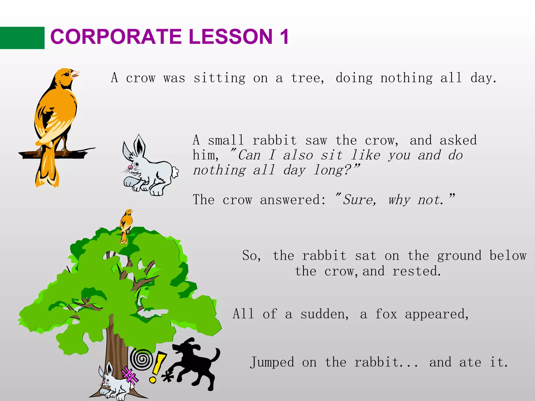 Corporate Lessons | PPT