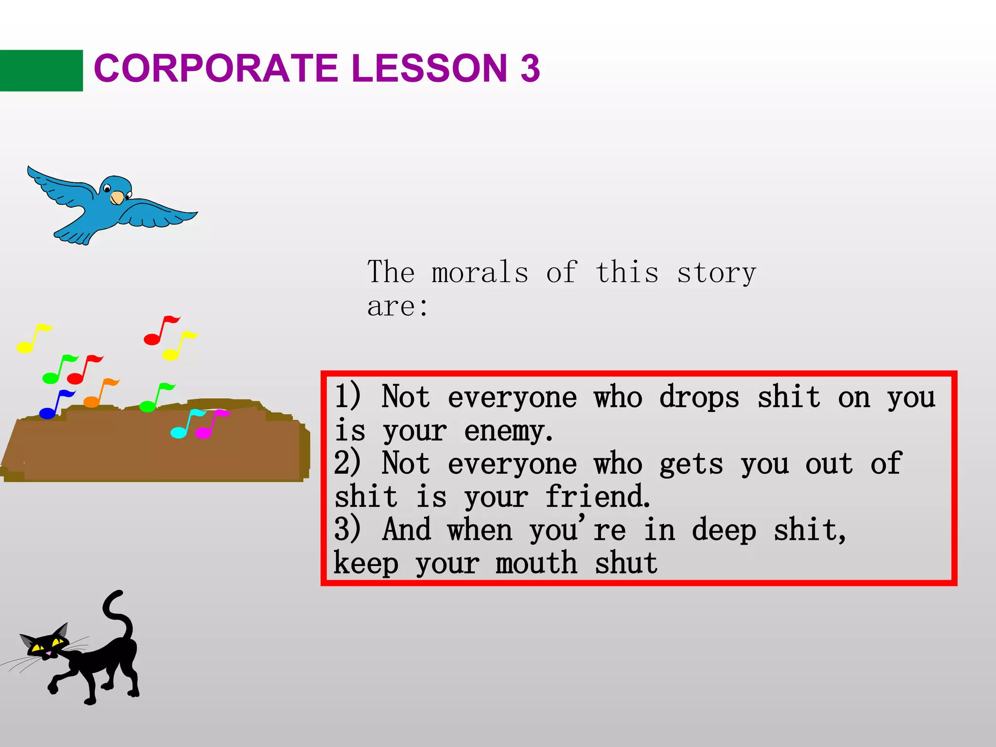 Corporate Lessons | PPT