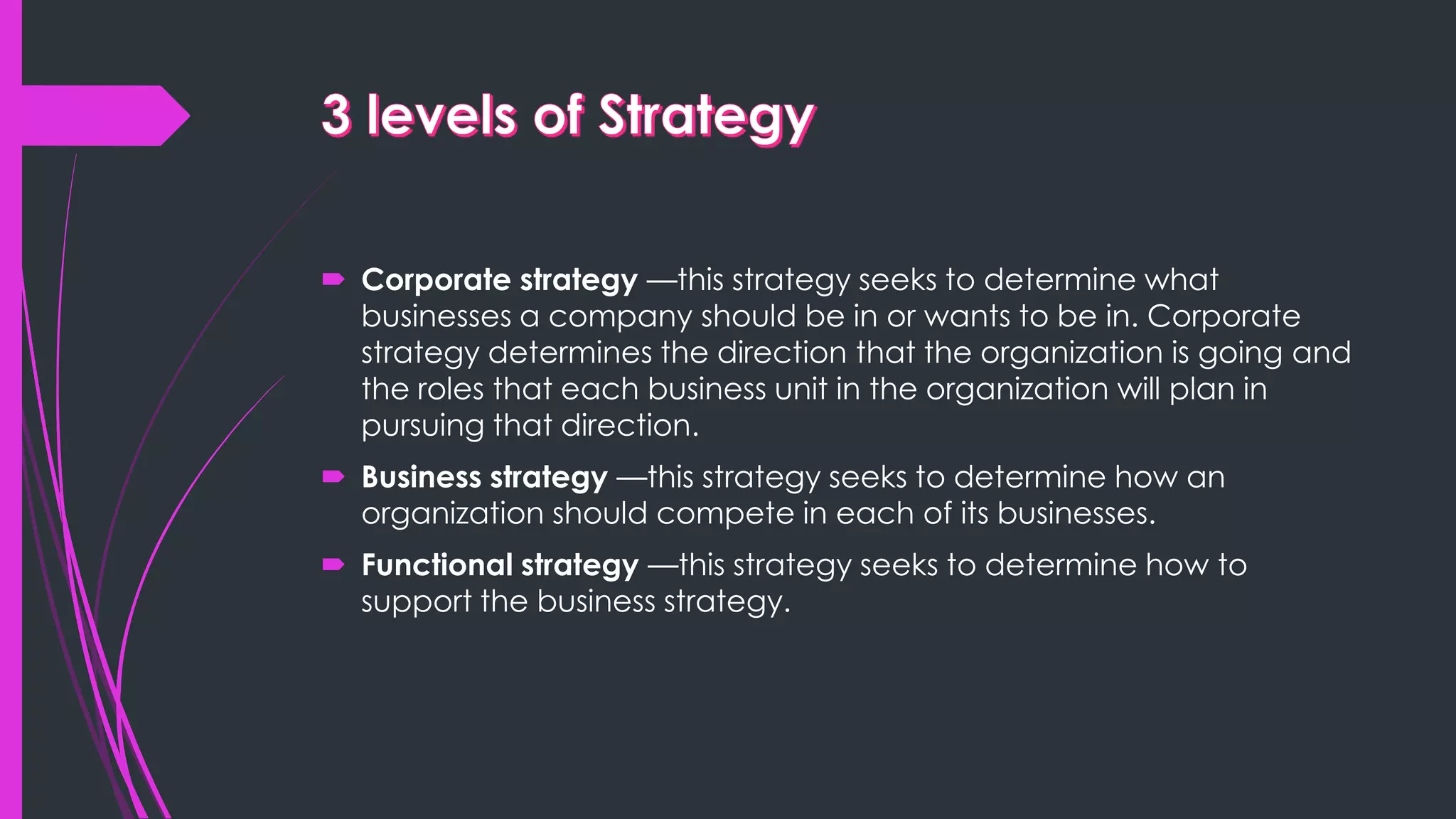 Corporate level strategies | PPTX