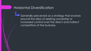 Corporate level strategies | PPTX