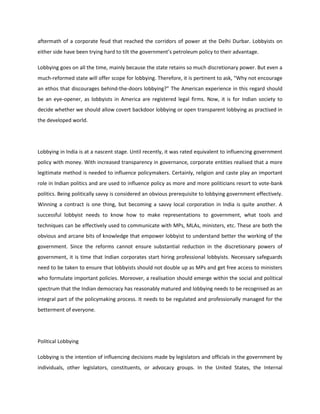 Corporate lobbying | DOCX