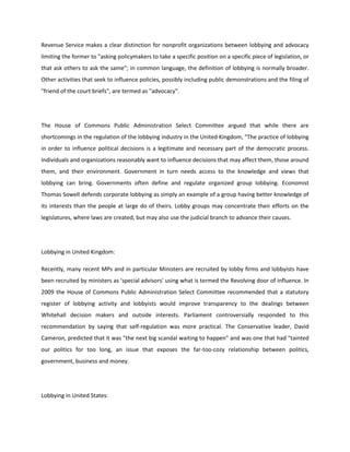 Corporate lobbying | DOCX