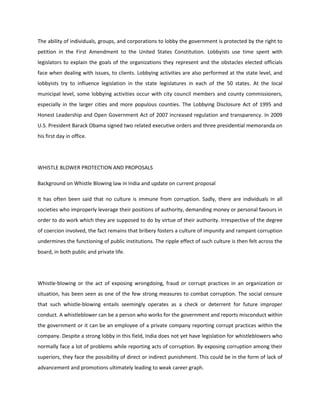 Corporate lobbying | DOCX