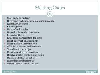 Corporate meeting | PPT