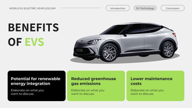 Corporate Minimal World EV (Electric Vehicles) Day Presentation.pptx