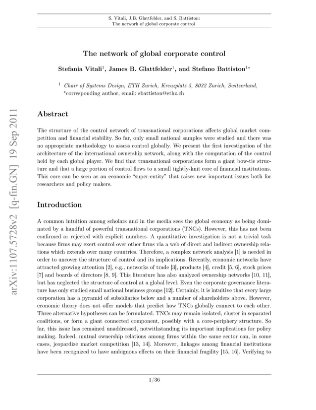 Who controls the World? | PDF