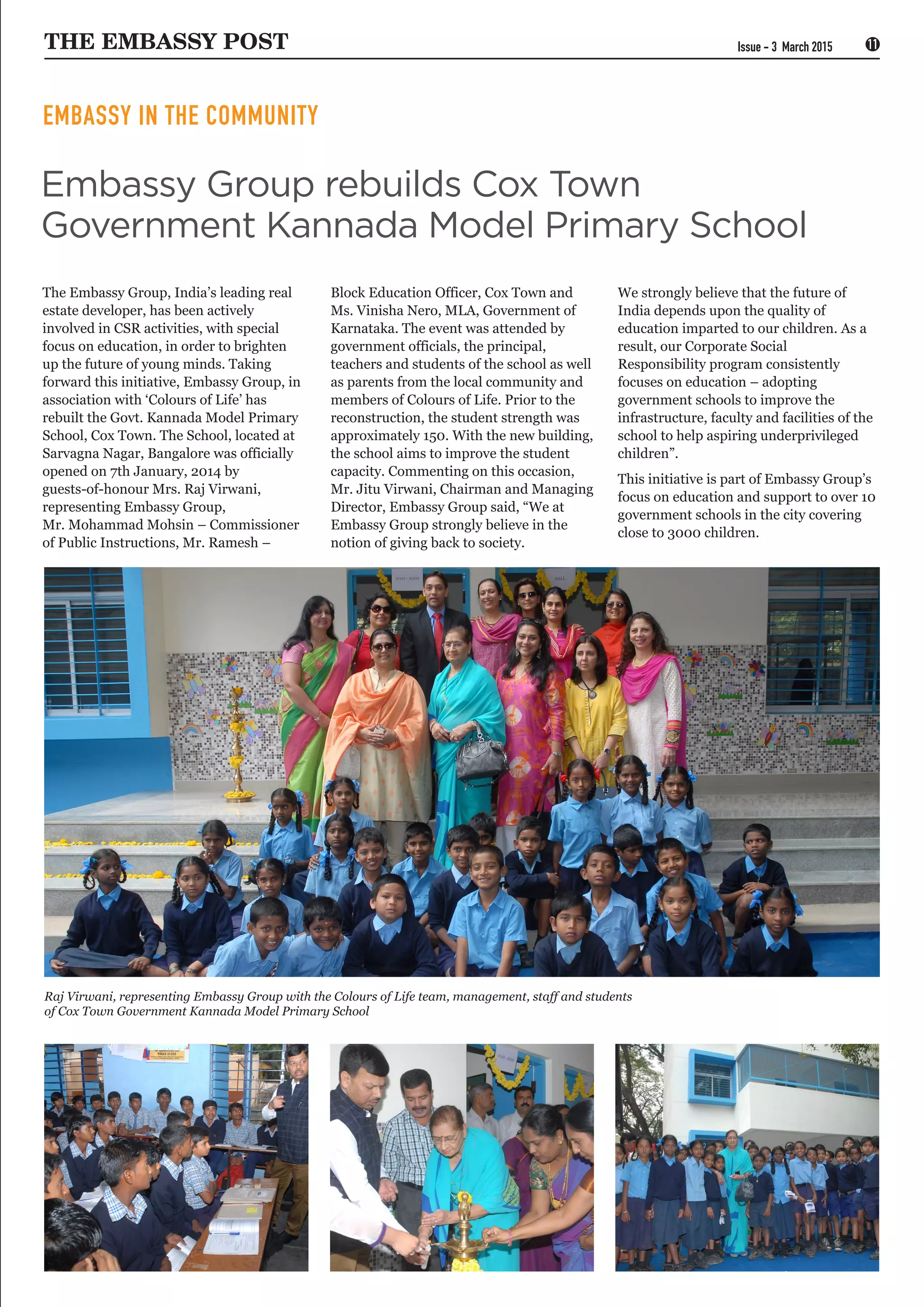 The Embassy Post – March ‘15 | PDF