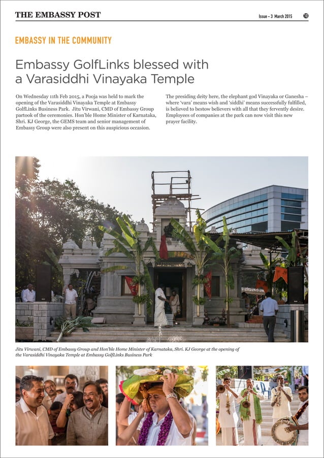 The Embassy Post – March ‘15 | PDF