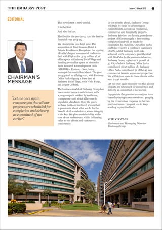 The Embassy Post – March ‘15 | PDF
