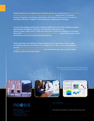 Optimus Brochure | PDF | Graphics Software | Computer Software and ...