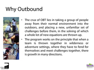 Corporate outbound training presentation | PPT