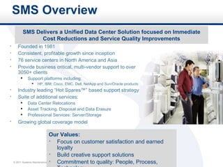 SMS Corporate Overview | PPT