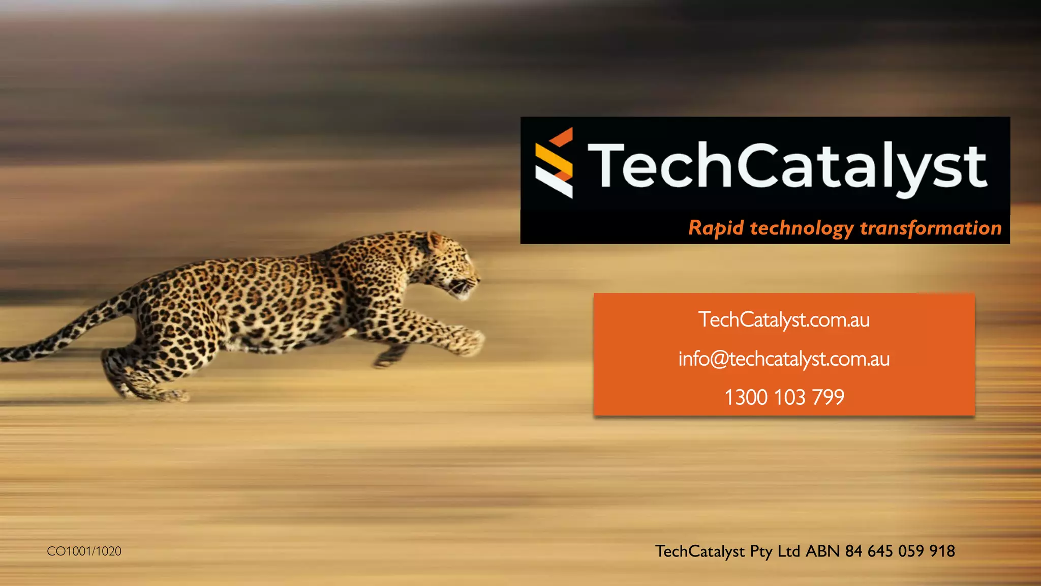 TechCatalyst Corporate Overview | PPT