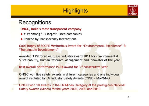 Corporate Overview, Narendra Kumar Verma, ONGC | PPT