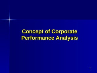 Corporate performance analysis | PPT