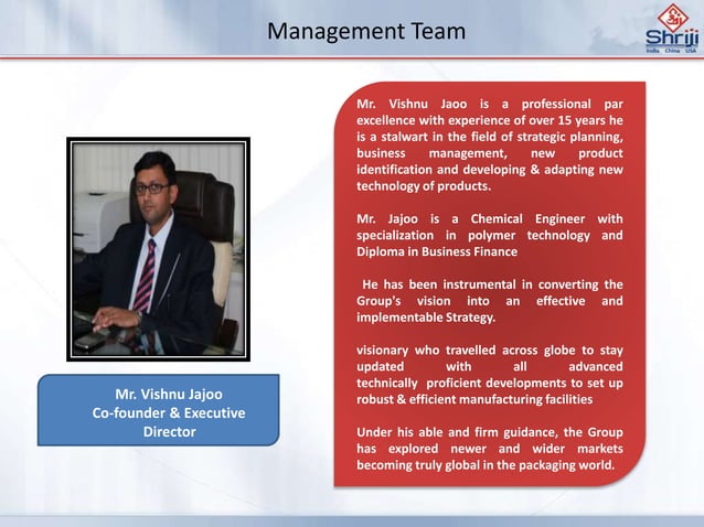 SHRIJI POLYMERS COMPANY PROFILE | PPTX | Pharmaceutical Industry ...