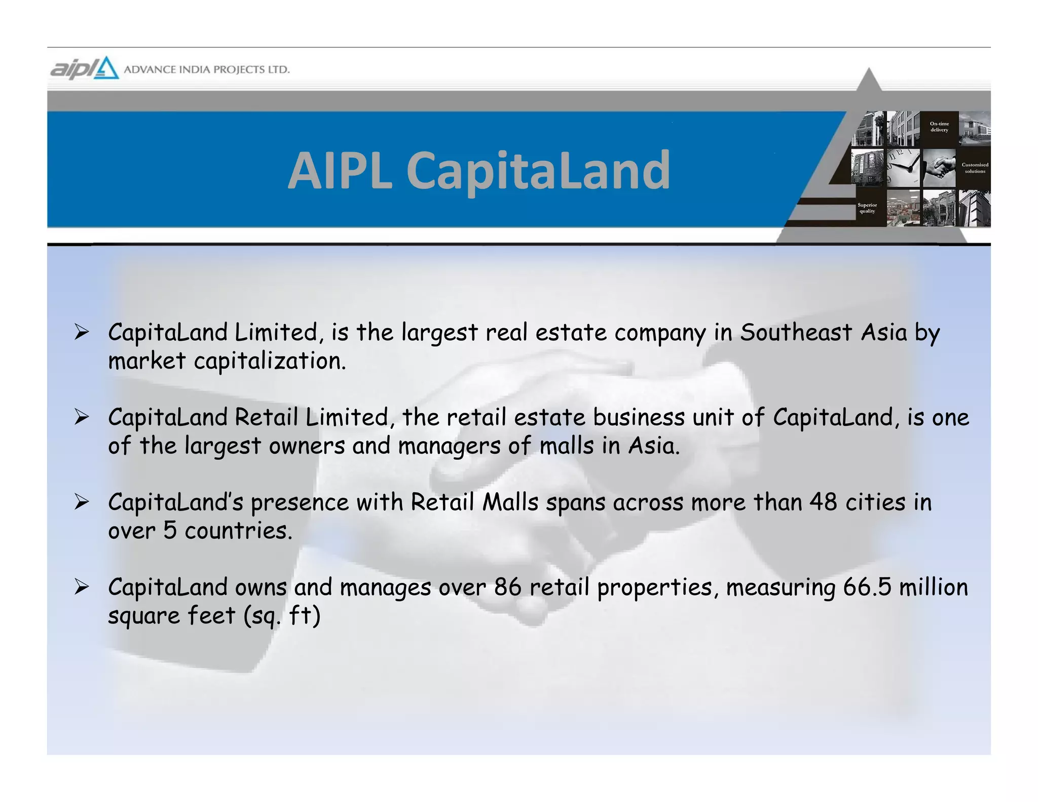 Advance India Projects Limited- Corporate Presentation | PDF