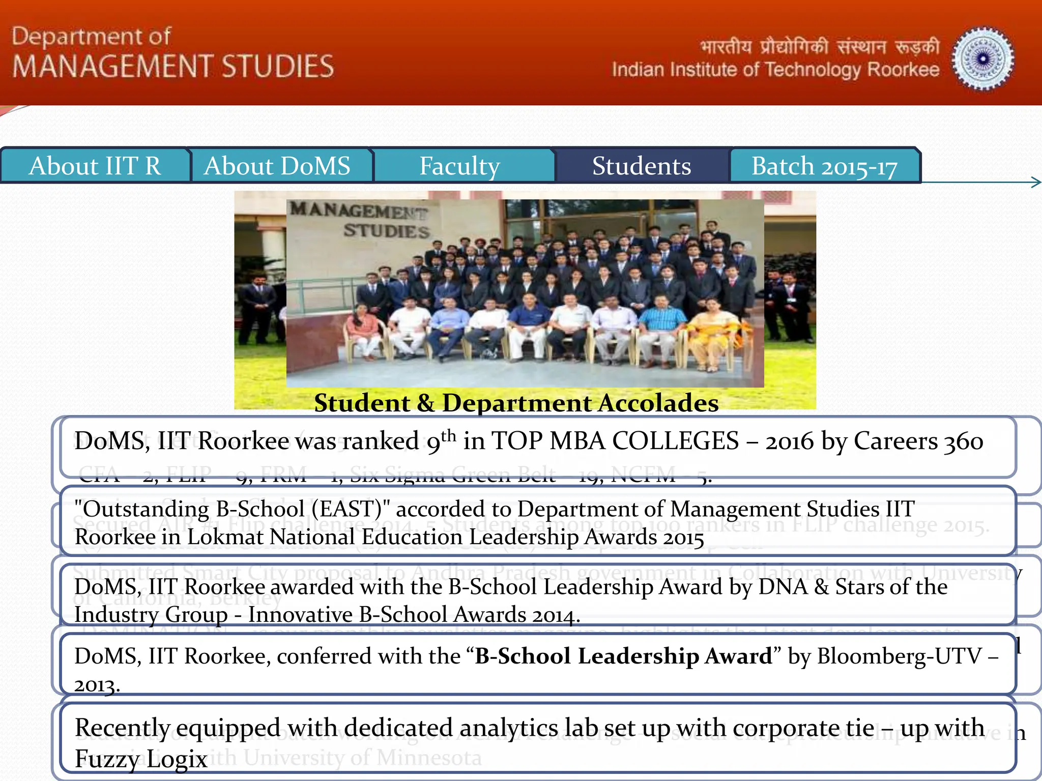 Corporate ppt DoMS.pptx Corporate ppt DoMS | PPT