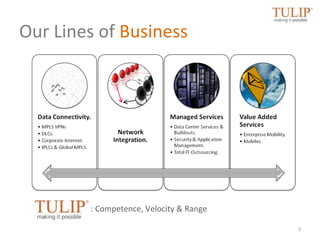 Corporate Presentation : Tulip Telecom | PPT | Computer Networking ...