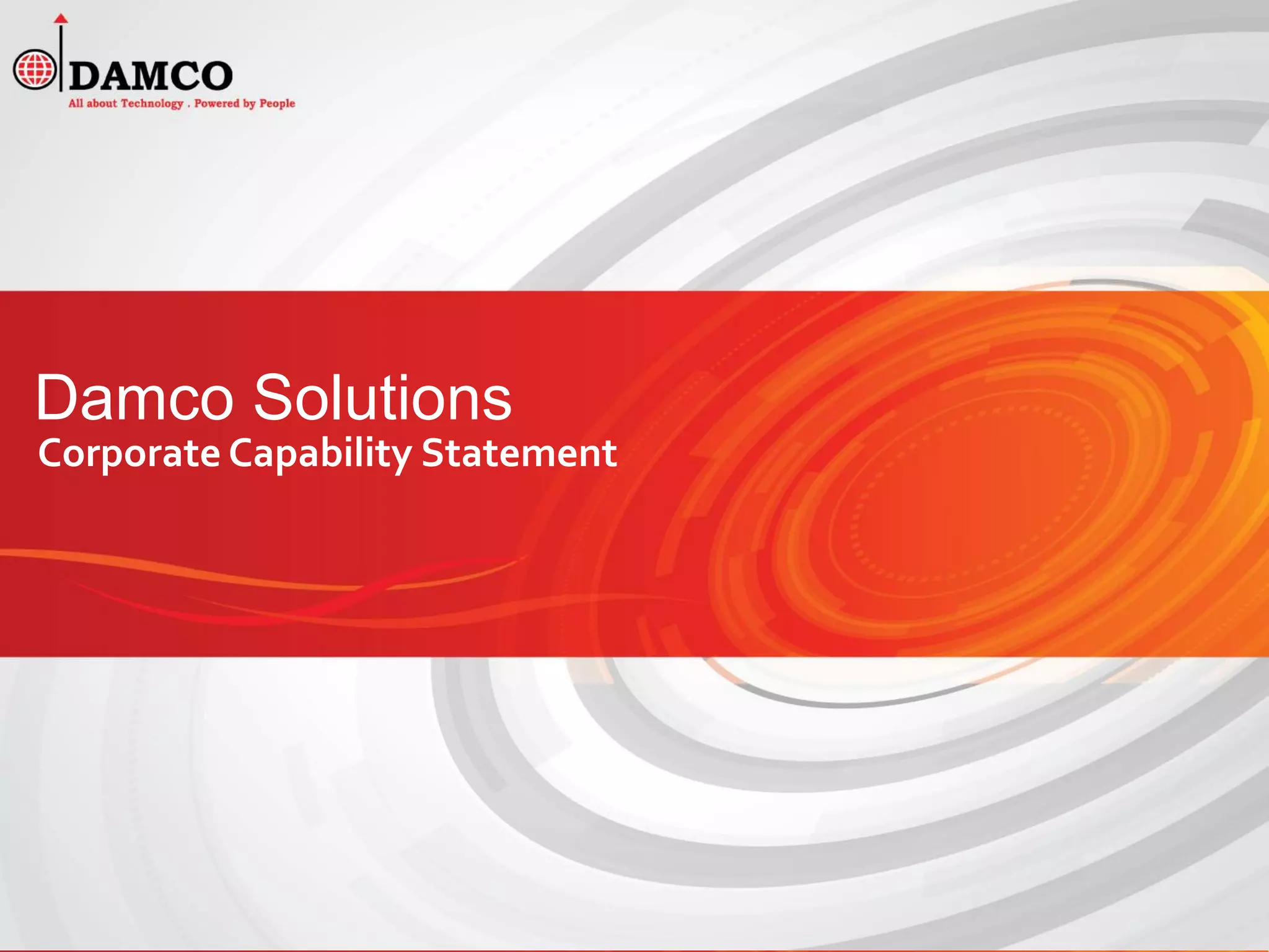 Damco Corporate presentation | PPT
