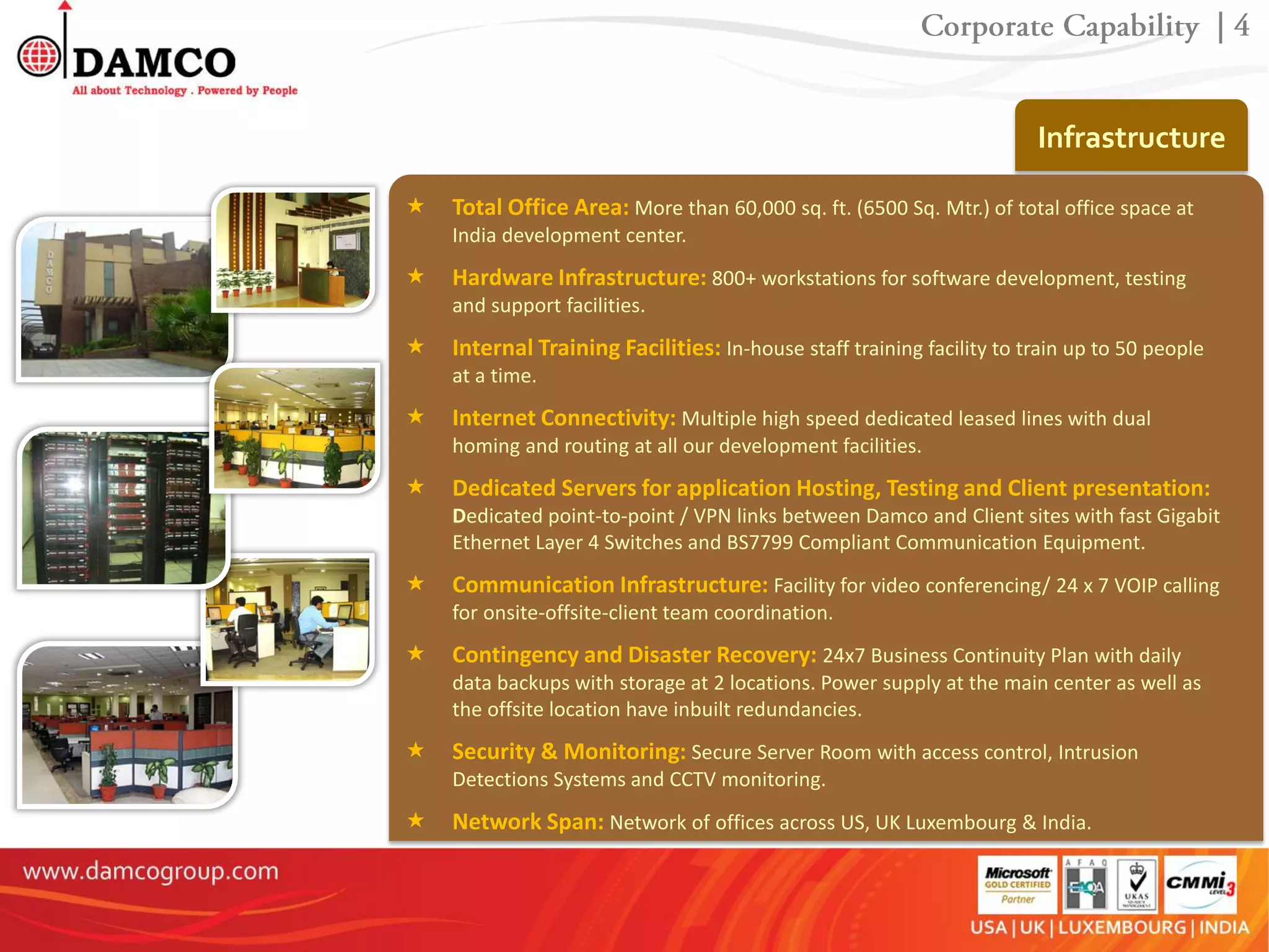 Damco Corporate presentation | PDF