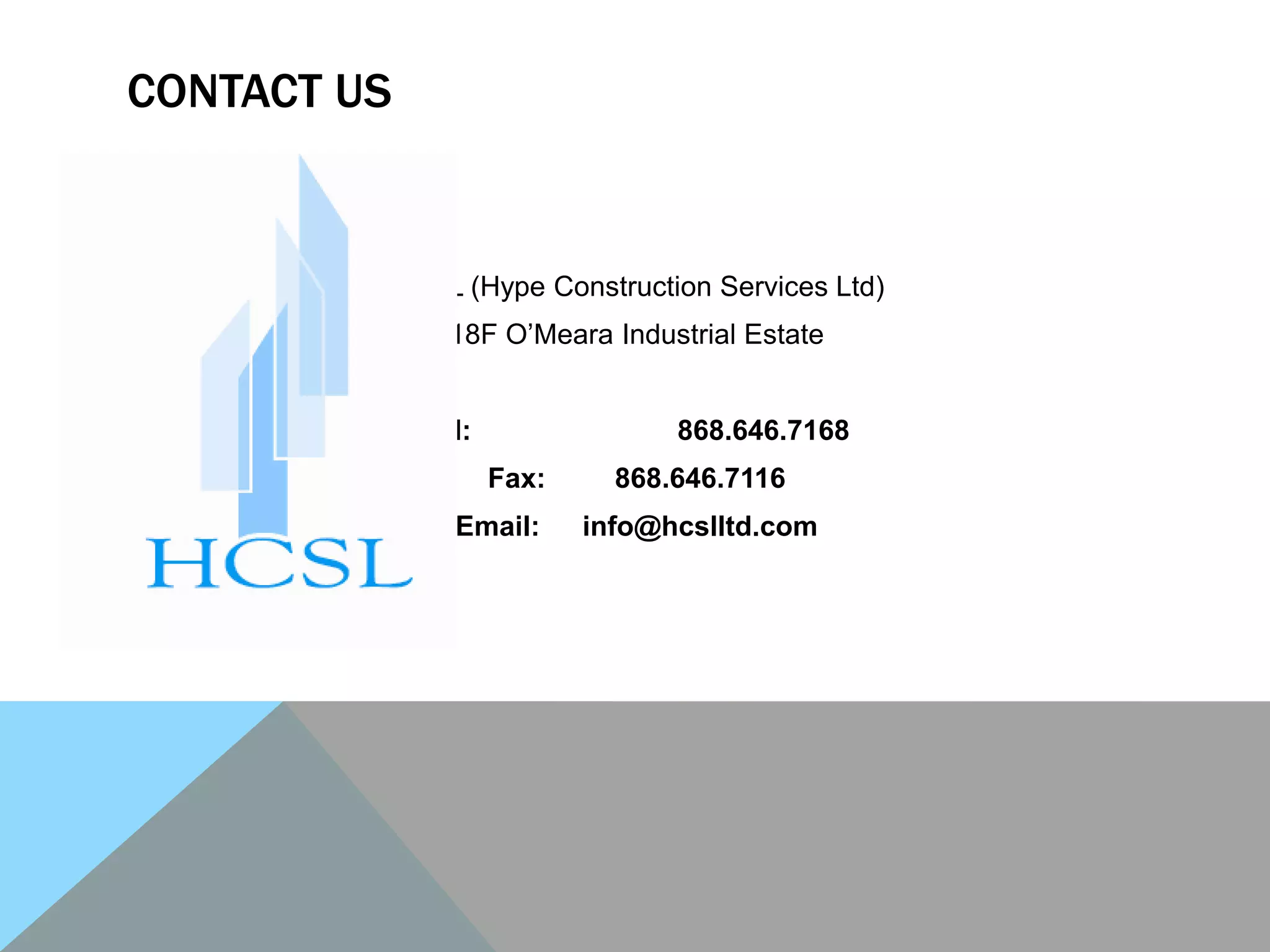 HCSL Corporate presentation | PPT