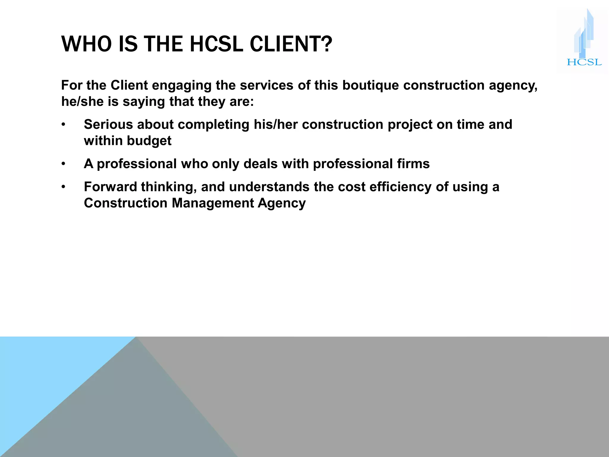HCSL Corporate presentation | PPT