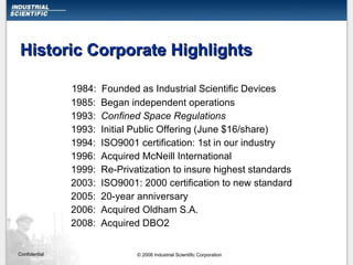 ISC Corporate Presentation | PPT