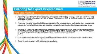 Corporate presentation on EXIM Bank | DOC