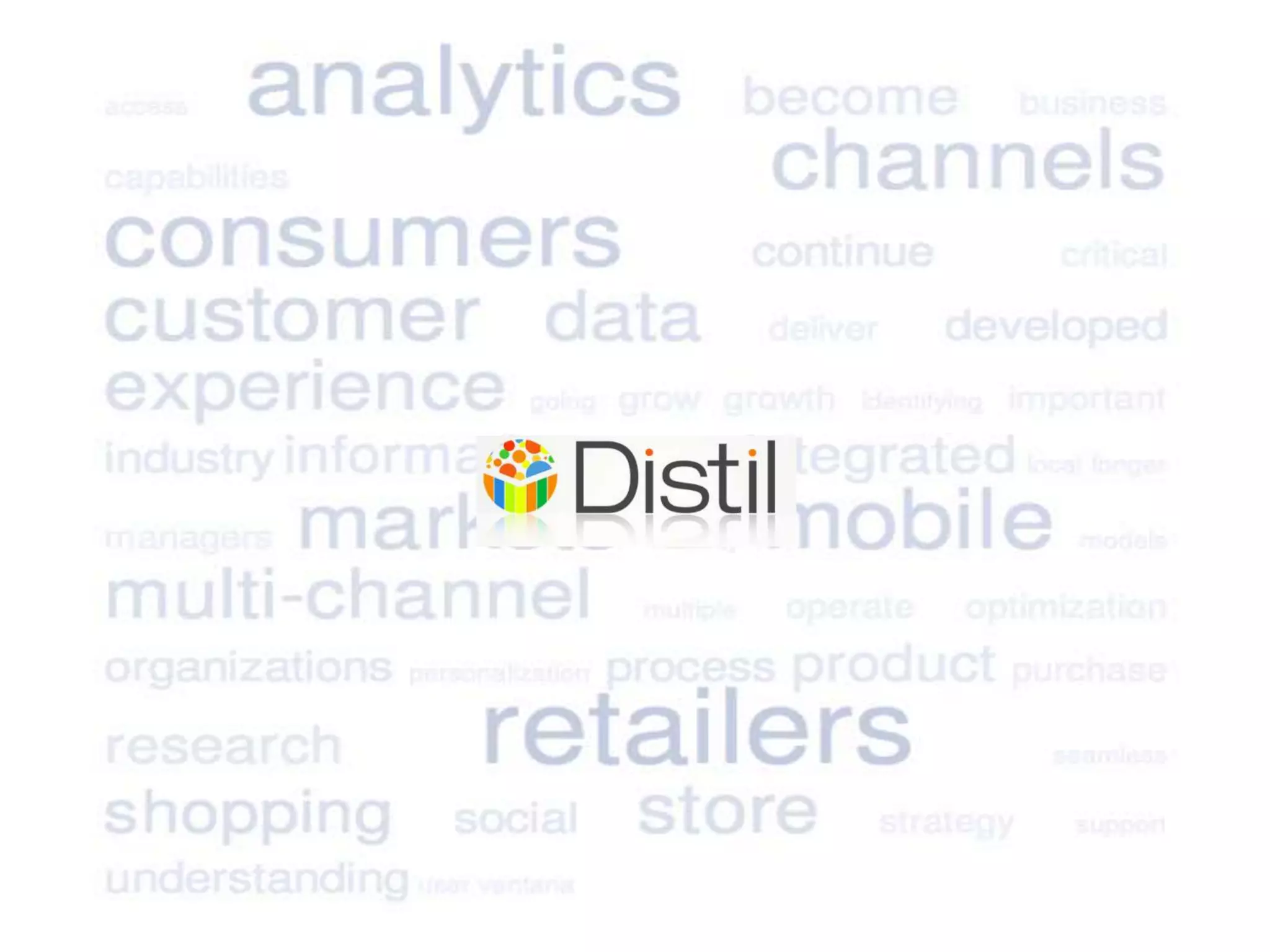 Corporate presentation - Distil Info | PPT