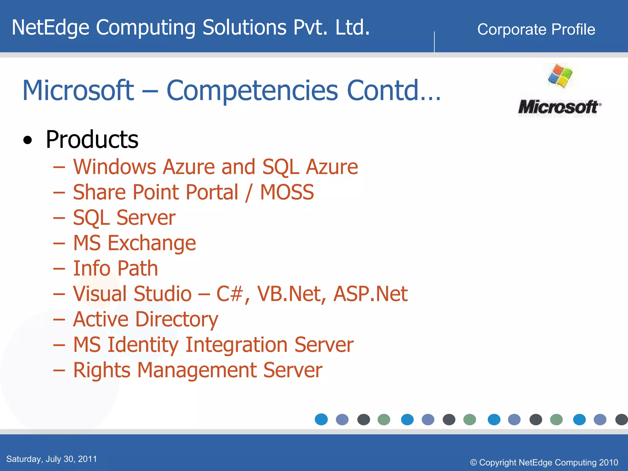 Corporate Presentation - NetEdge Computing Solution Pvt Ltd | PPT ...