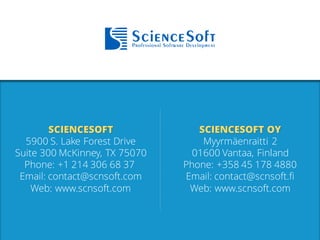 ScienceSoft Corporate Profile | PPT