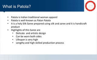 Corporate presentation suresh patola art | PPT