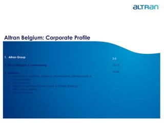Altran Corporate Presentation | PPTX