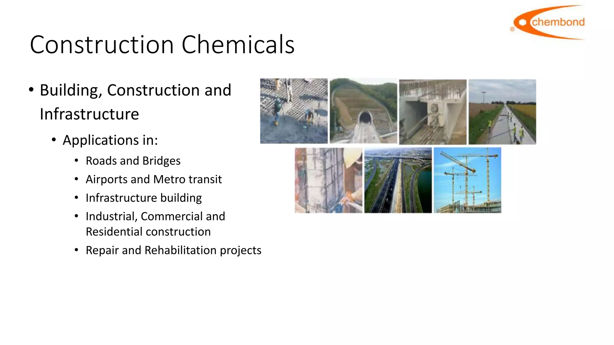 Corporate Presentation - Chembond Chemicals Limited | PPT