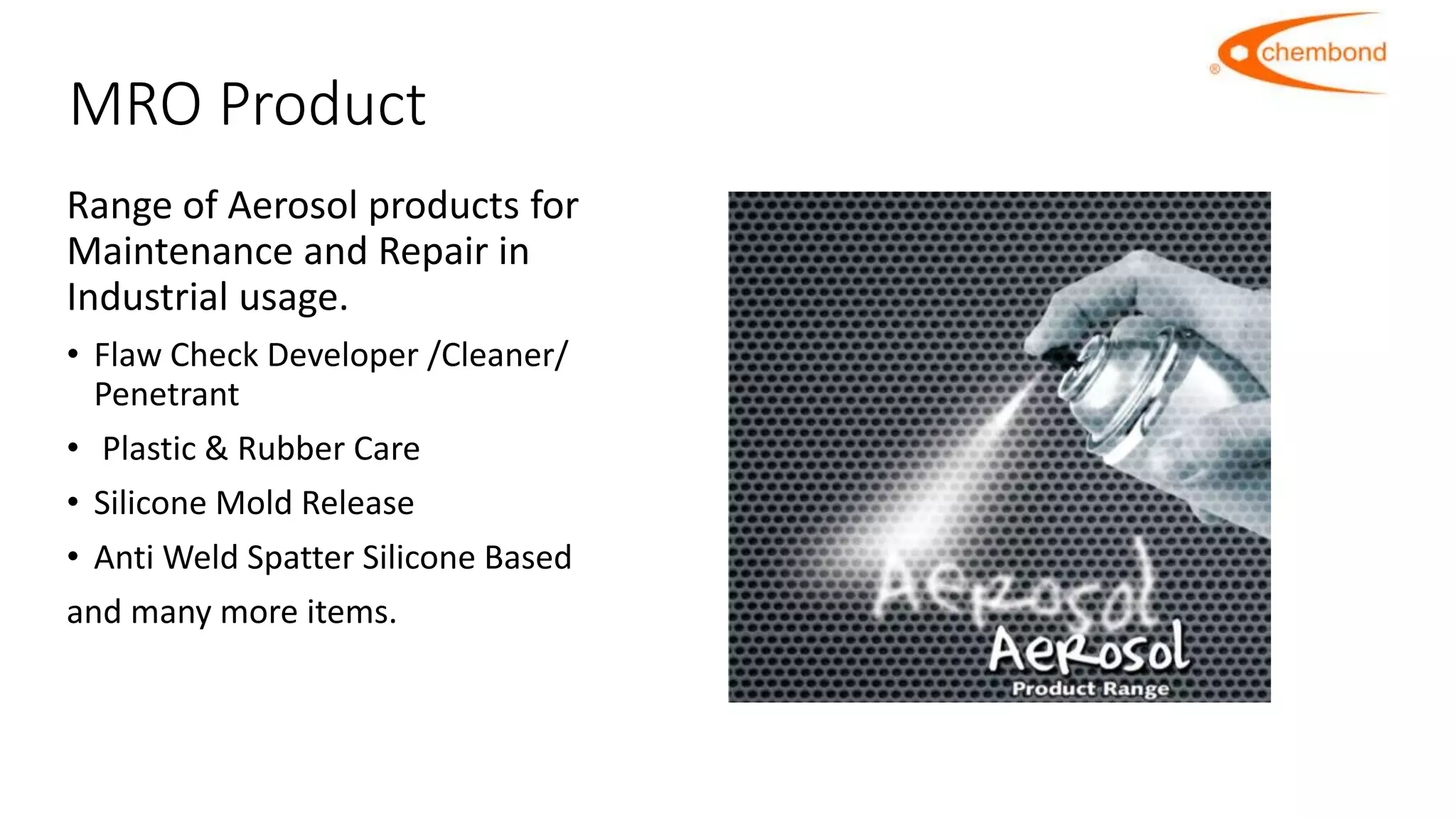 Corporate Presentation - Chembond Chemicals Limited | PPT