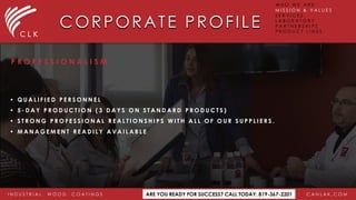 Corporate presentation 2019 - Canlak Inc. | PDF