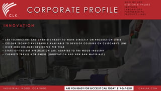 Corporate presentation 2019 - Canlak Inc. | PDF