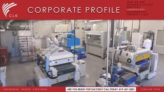 Corporate presentation 2019 - Canlak Inc. | PDF