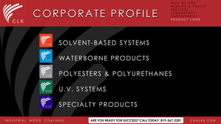 Corporate presentation 2019 - Canlak Inc. | PDF